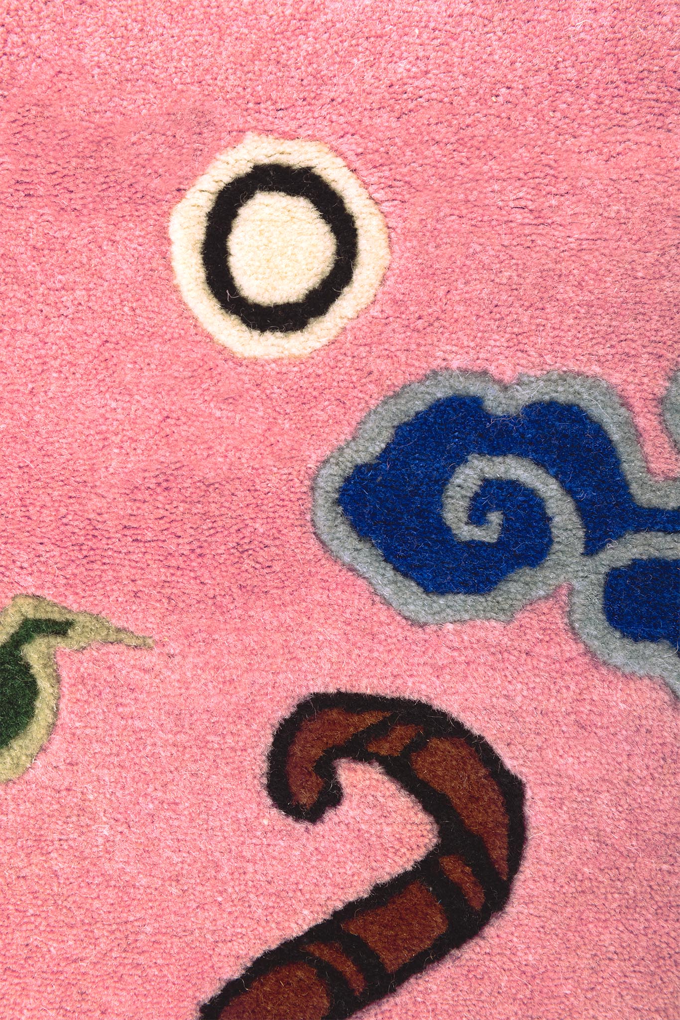 Handwoven Tibetan Tiger Rug by Tibetan Refugee Artisans (Tiger 1) – Tim ...