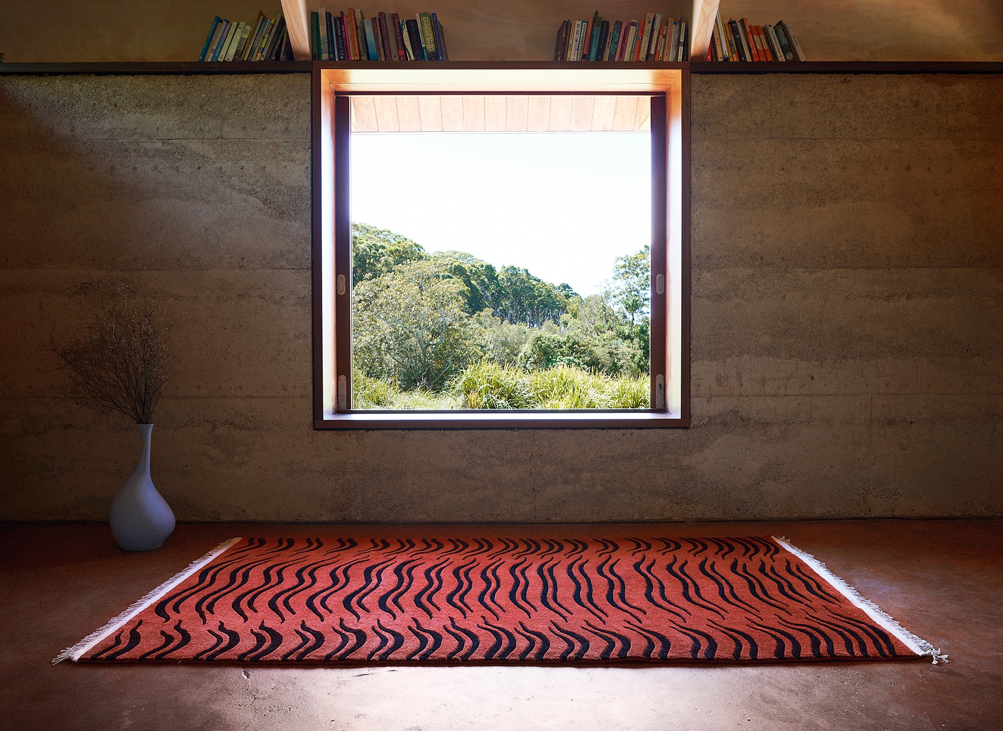 Handwoven Tibetan Tiger Rug by Tibetan Refugee Artisans (Tiger 2) – Tim ...